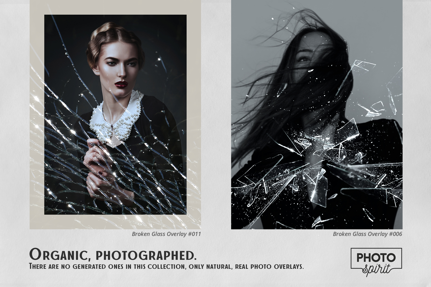 Broken Glass Effect Overlays, Add-ons | GraphicRiver