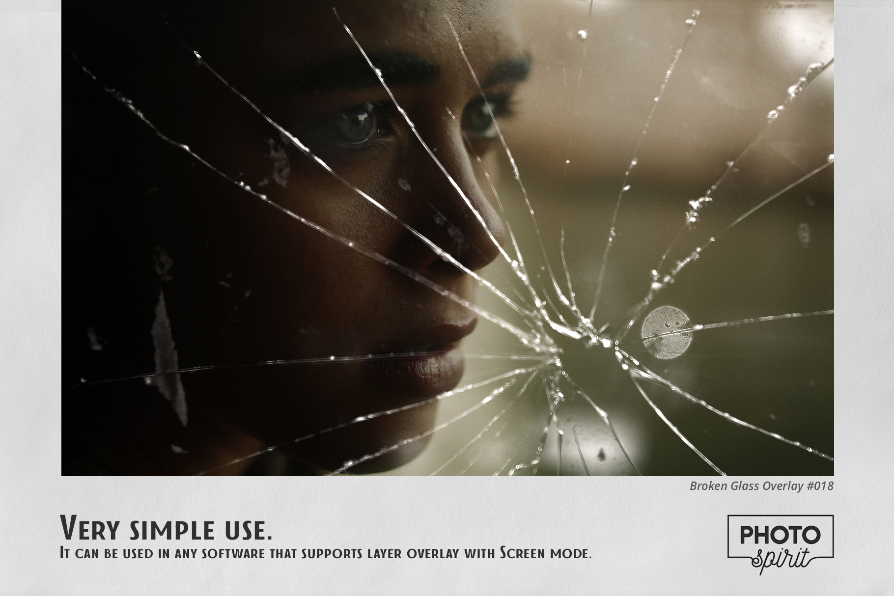 Broken Glass Effect Overlays, Add-ons | GraphicRiver