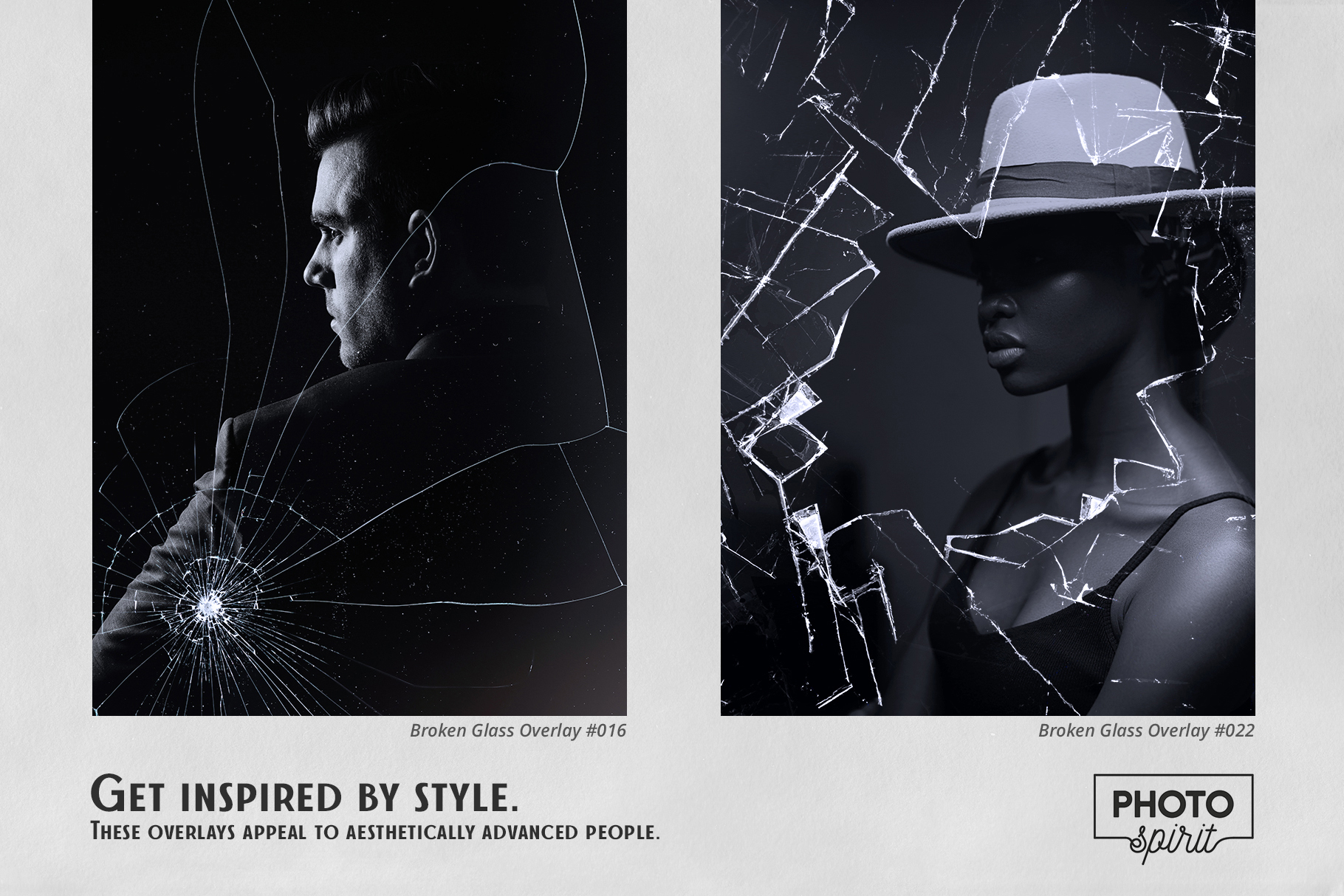 Broken Glass Effect Overlays, Add-ons | GraphicRiver