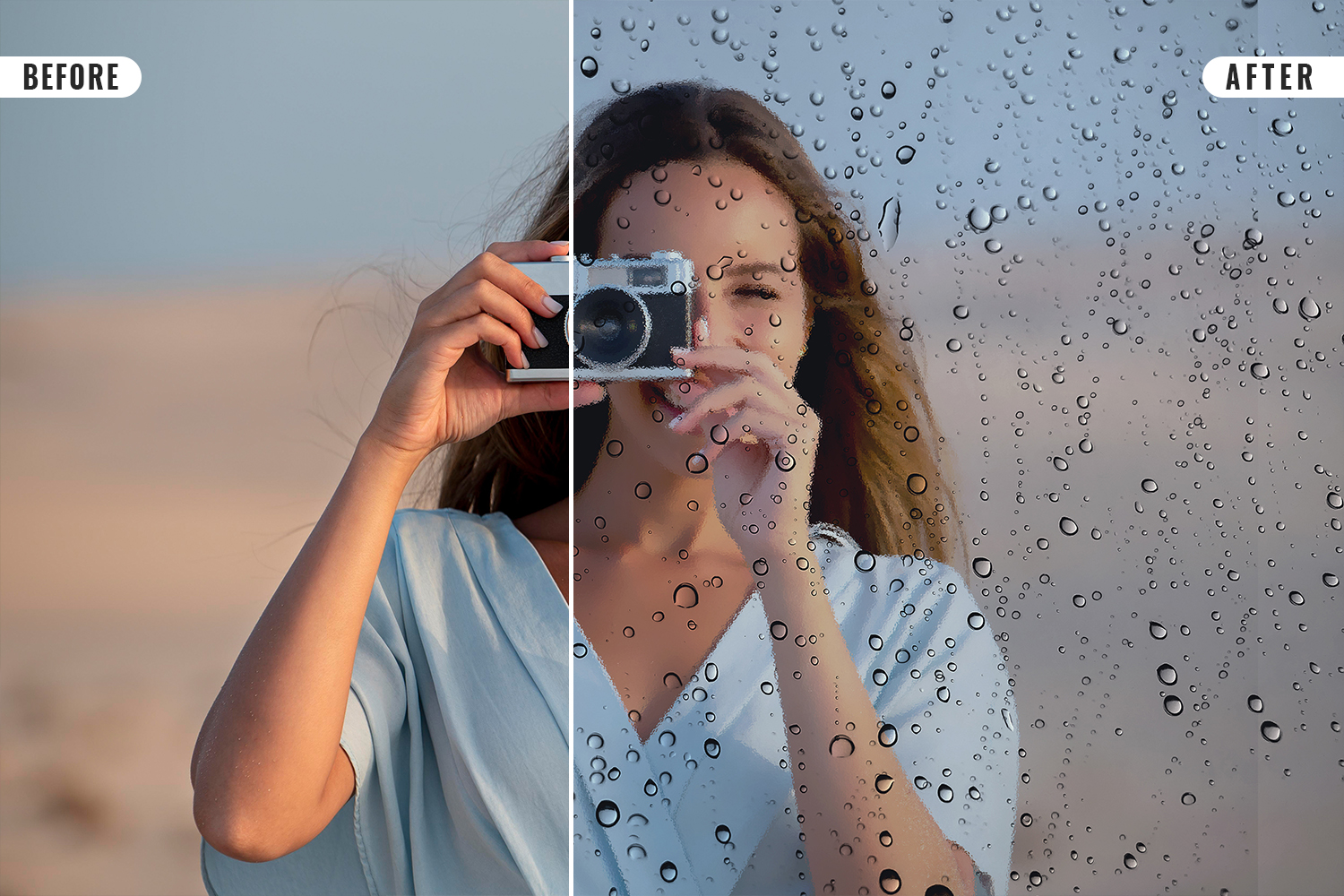 Raindrop Photo Effect, Add-ons | GraphicRiver