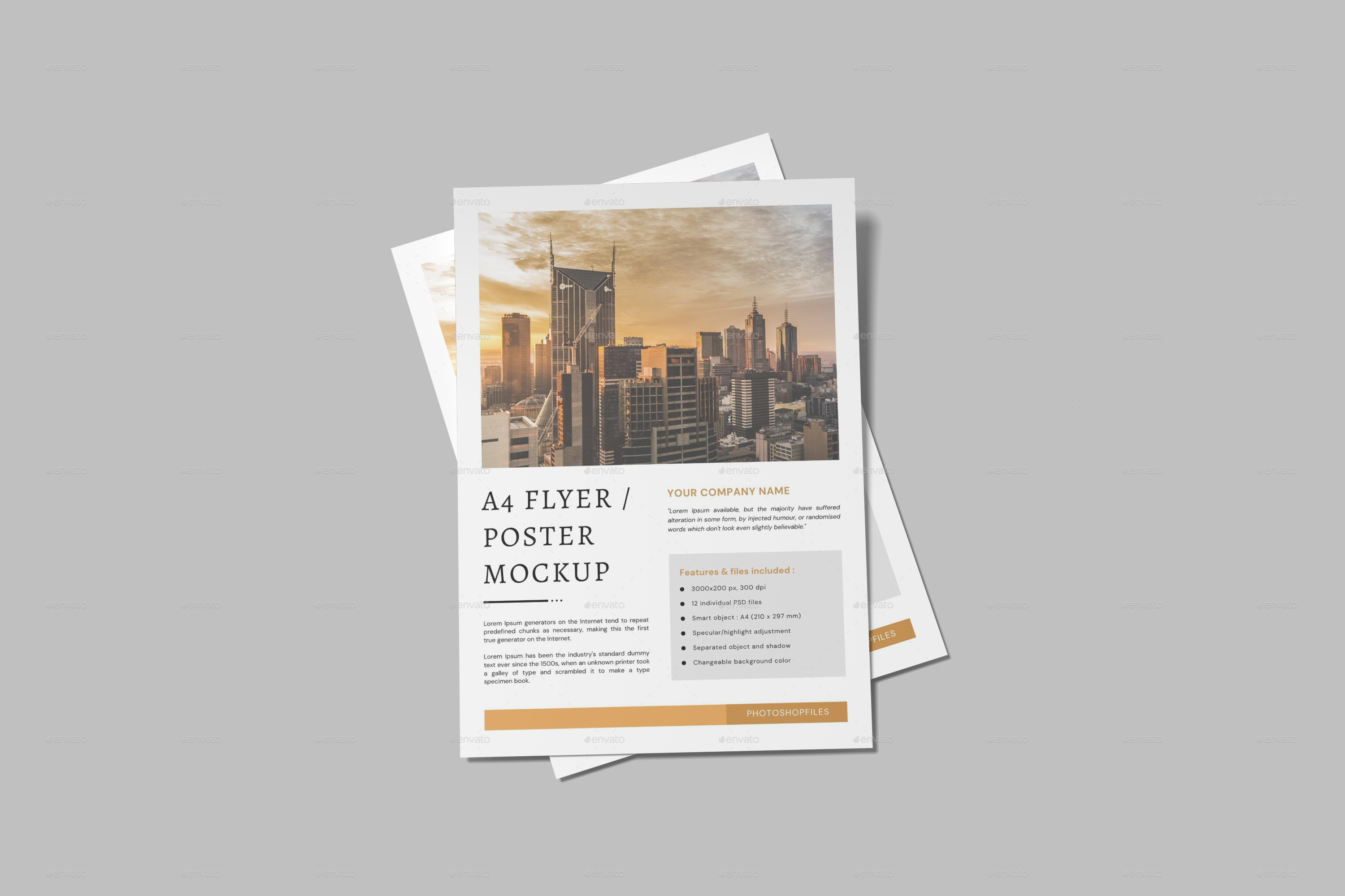 A4 Flyer Mockup, Graphics | GraphicRiver