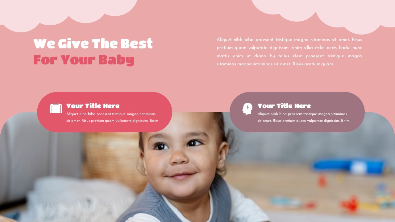 Baby School PowerPoint Template, Presentation Templates | GraphicRiver
