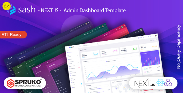 Sash – Nextjs Admin & Dashboard Template by SPRUKO | ThemeForest