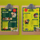 Green Retro Food Menu, Print Templates | GraphicRiver