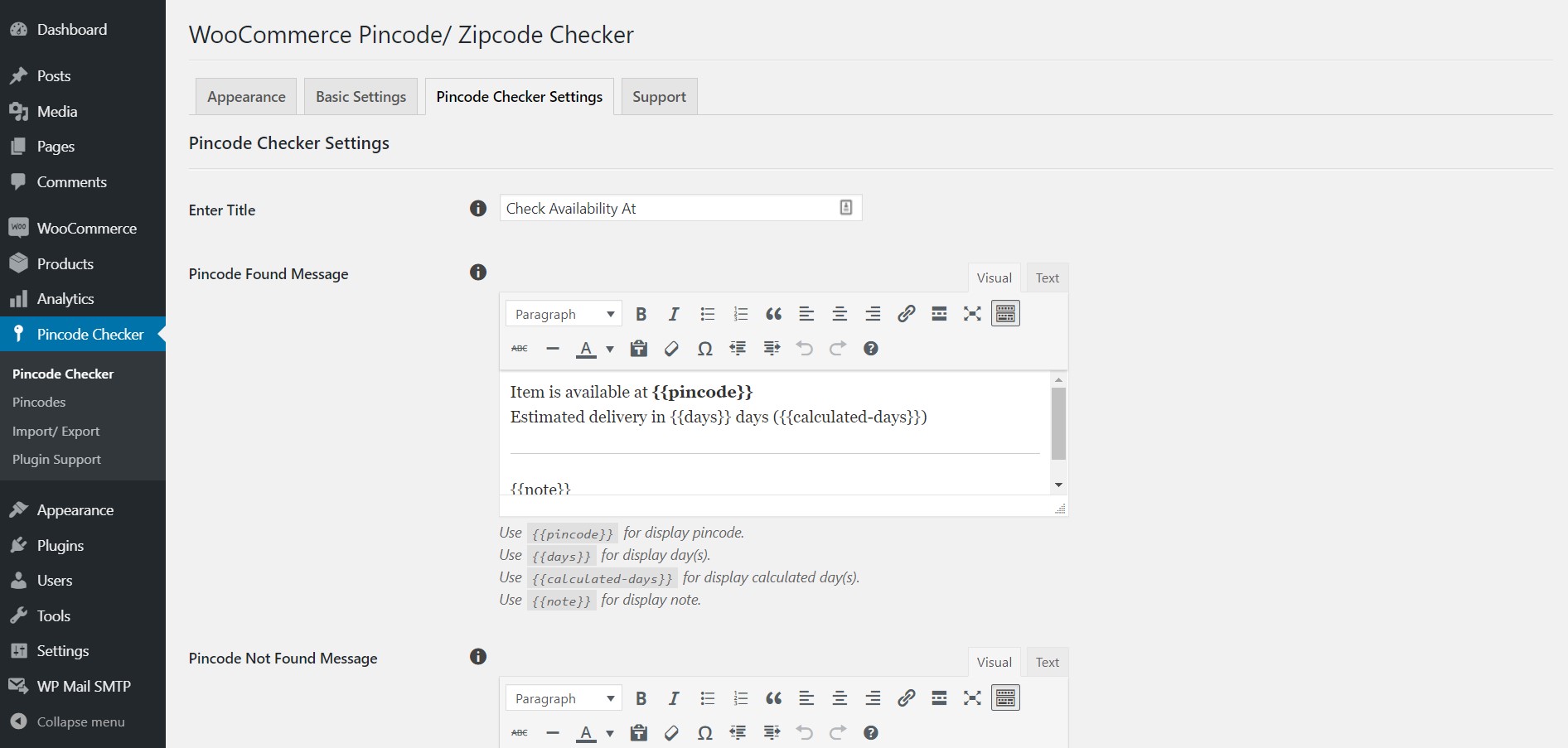 WooCommerce Pincode/ Zipcode Checker by wecreativez | CodeCanyon