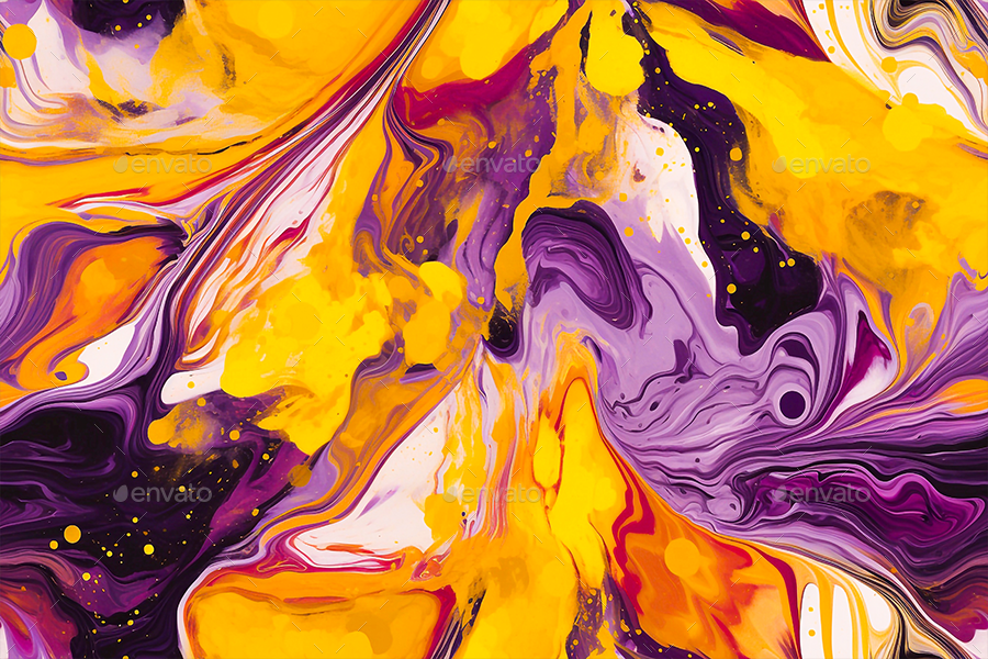 3D Ink Drops in Water Seamless Textures, Graphics | GraphicRiver