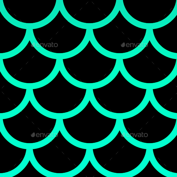 Mermaid tail scales texture template, Graphics | GraphicRiver