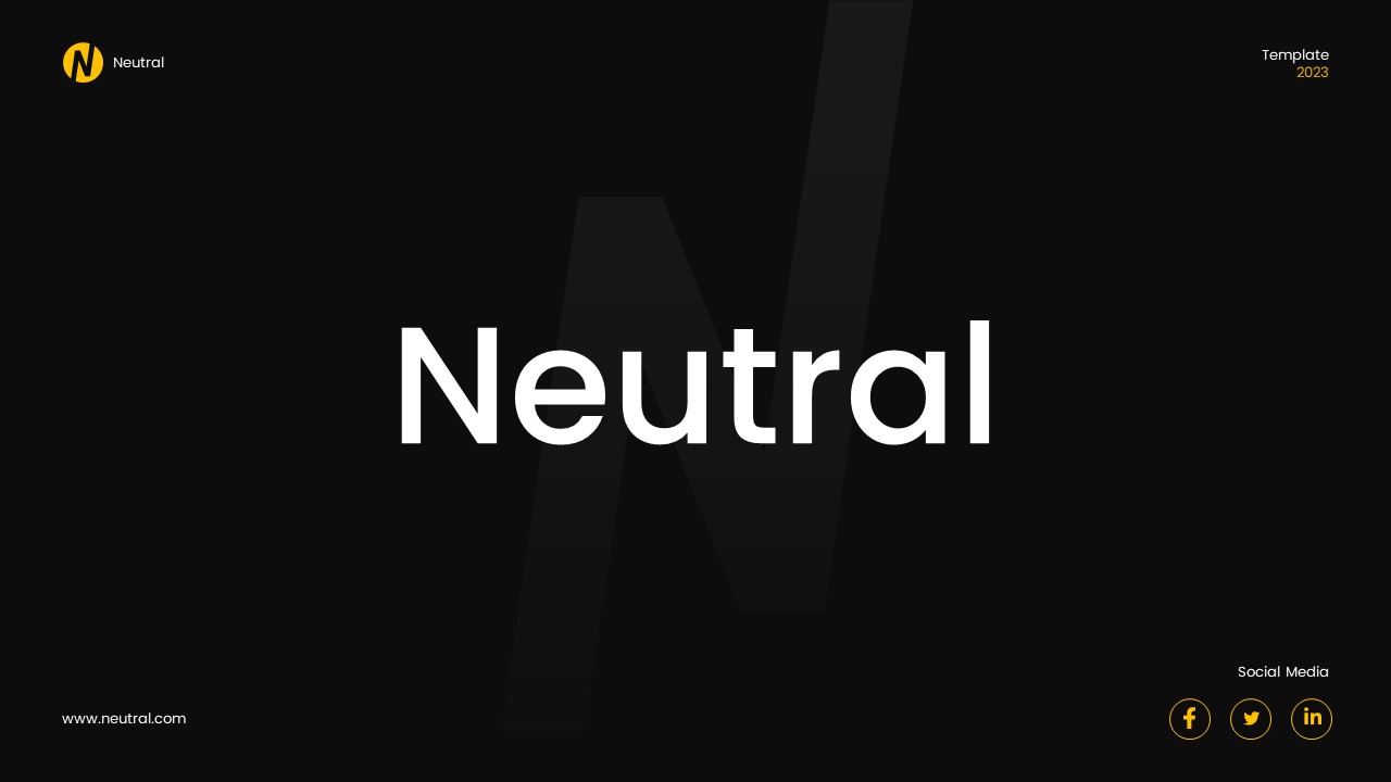 Neutral PowerPoint Template, Presentation Templates | GraphicRiver