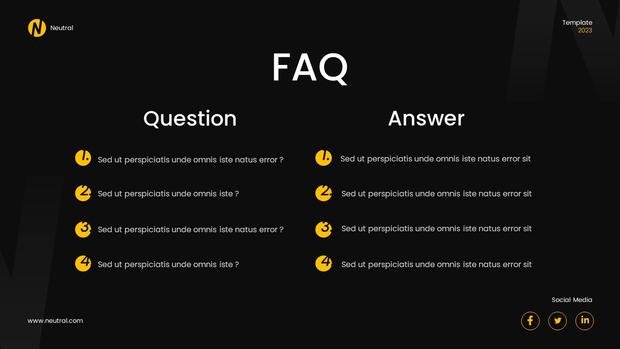 Neutral PowerPoint Template, Presentation Templates | GraphicRiver