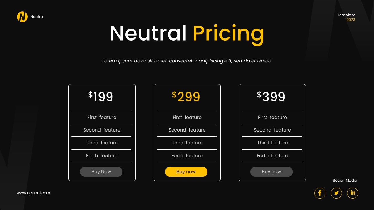 Neutral PowerPoint Template, Presentation Templates | GraphicRiver