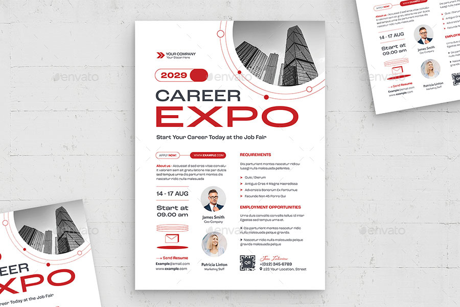 Simple Event Flyer Template, Print Templates | GraphicRiver