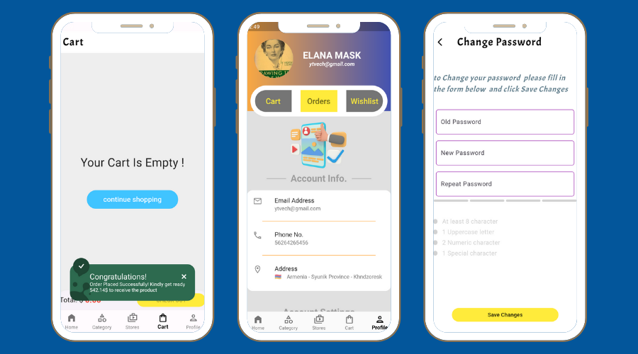 uShop v2.1 - Multi Vendor Ecommerce Mobile System With Admin App ...