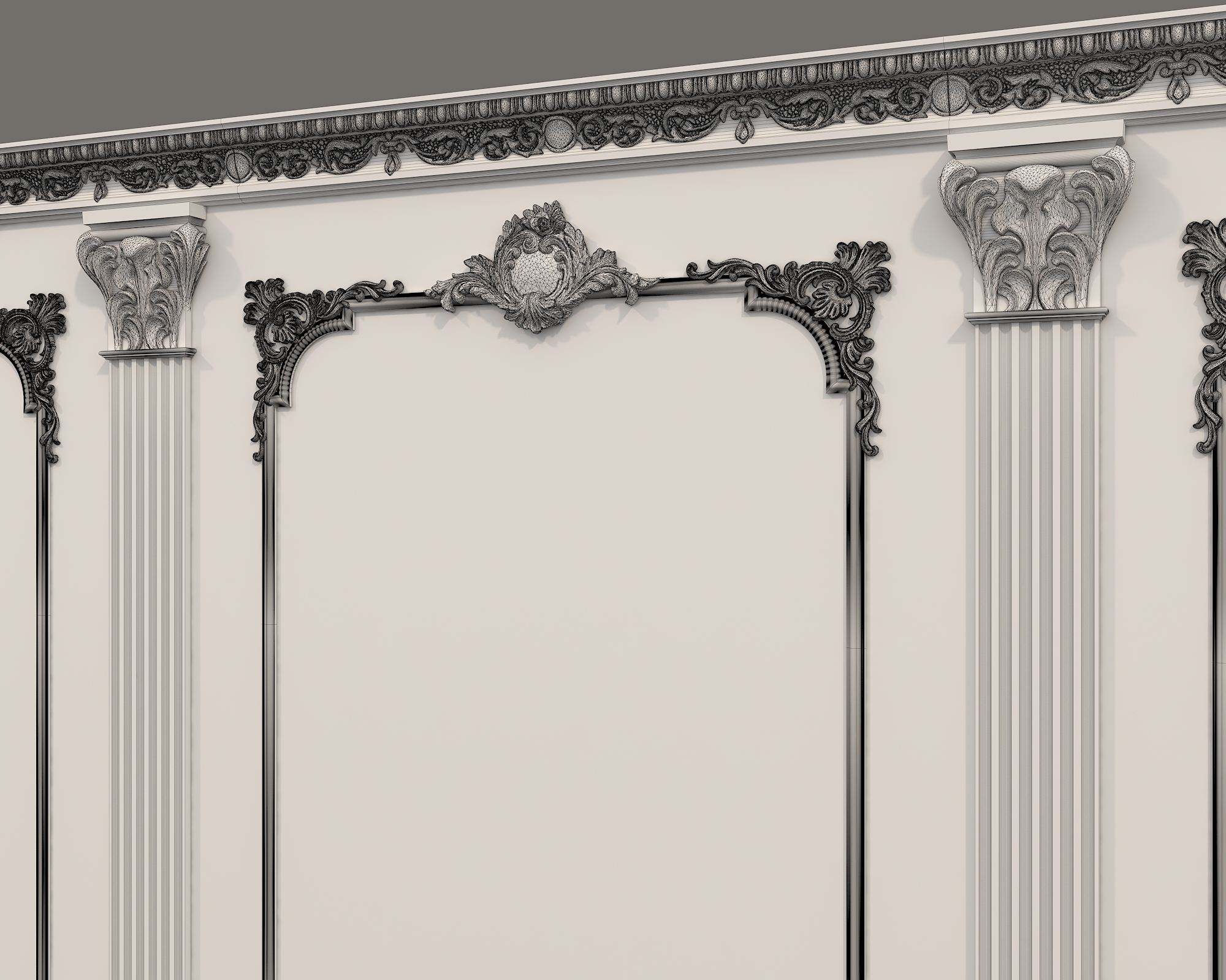 Classic Interior Wall Decoration 18 by nhattuankts | 3DOcean