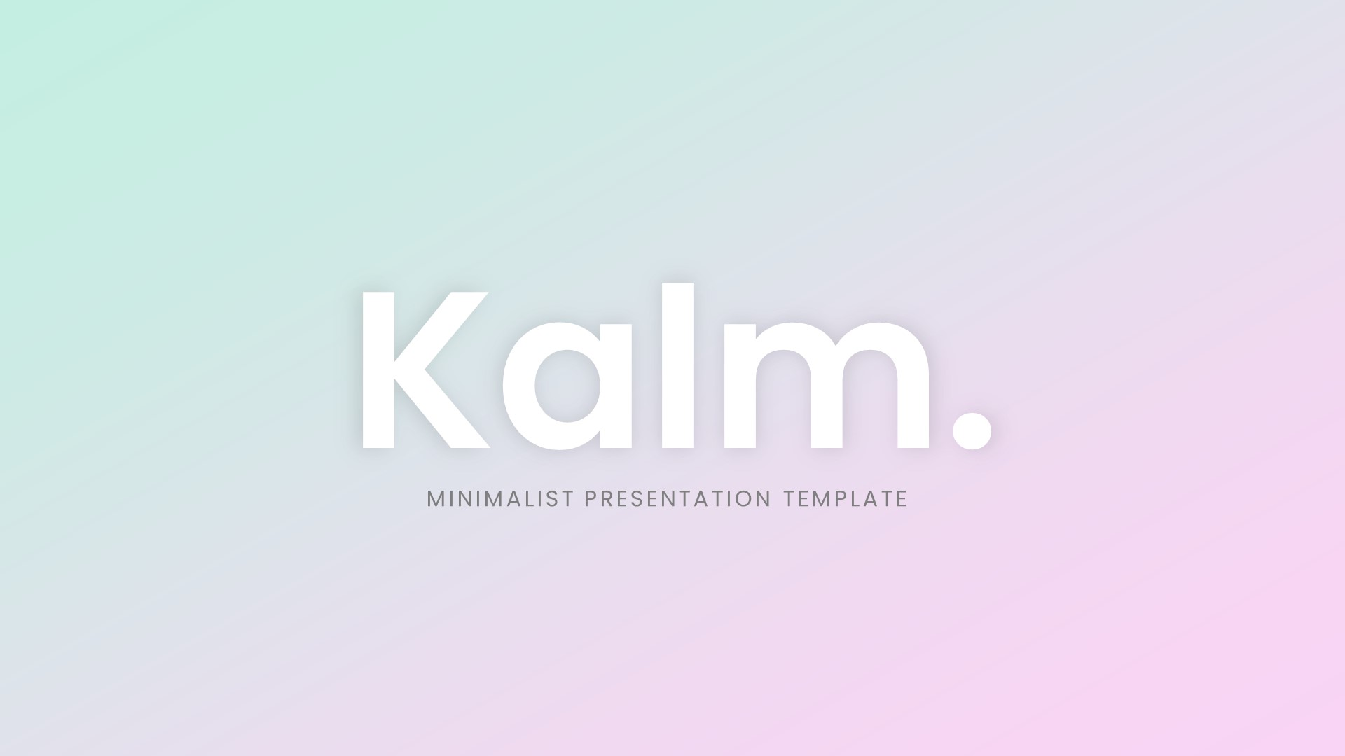 Kalm - Minimalist Keynote Template, Presentation Templates | GraphicRiver