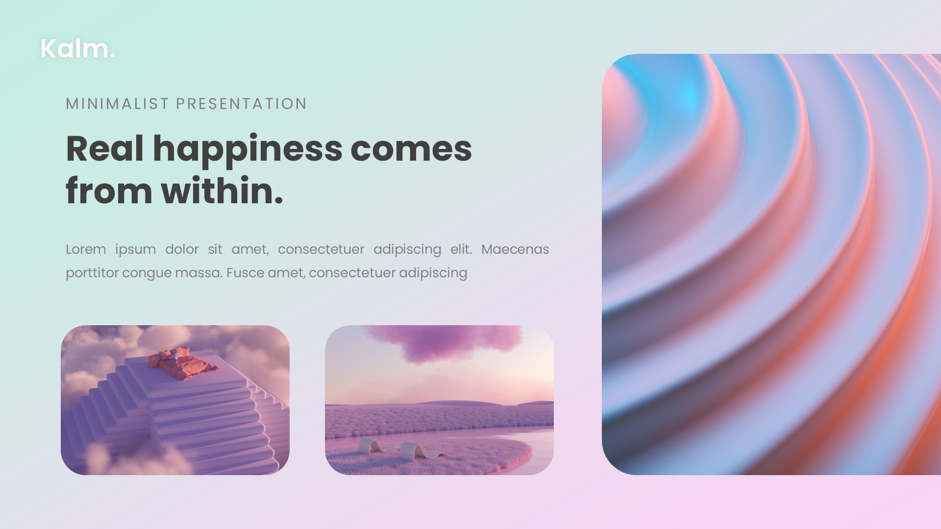 Kalm - Minimalist Keynote Template, Presentation Templates | GraphicRiver
