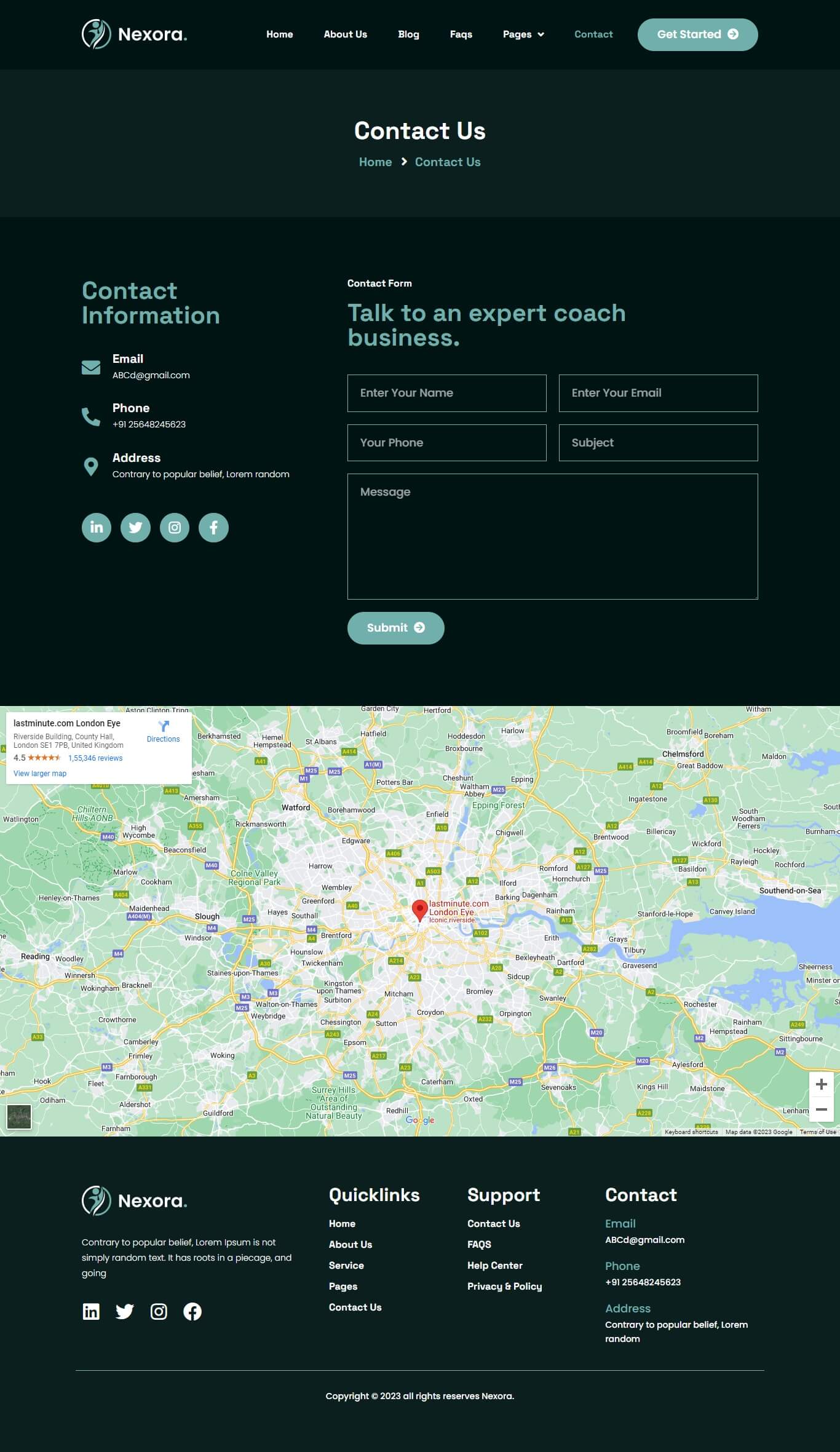 Nexora - Business Coaching Elementor Pro Template Kit by awaiken ...