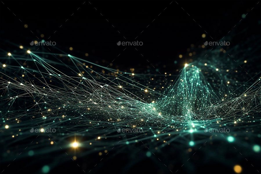 Digital Data Network Connections 3D Backgrounds, Graphics | GraphicRiver