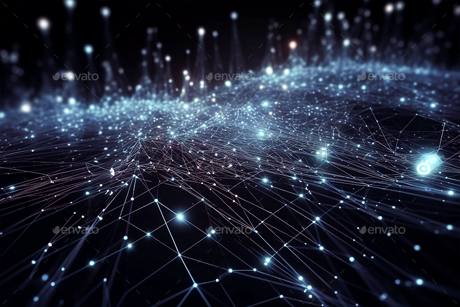 Digital Data Network Connections 3D Backgrounds, Graphics | GraphicRiver