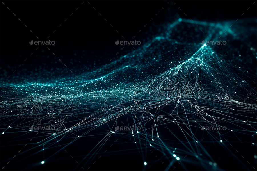 Digital Data Network Connections 3D Backgrounds, Graphics | GraphicRiver