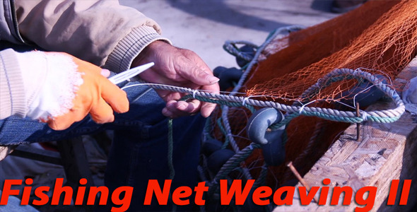 Fishing Net Weaving, Stock Footage | VideoHive