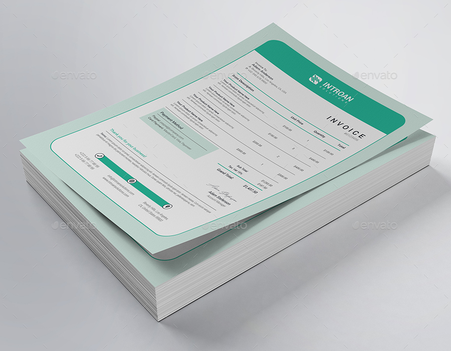 Modern Invoice, Print Templates | GraphicRiver