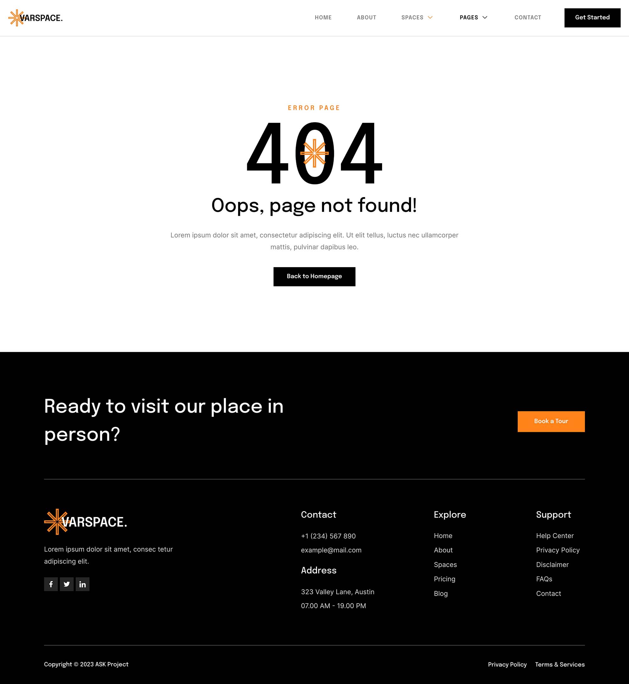 Varspace - Coworking Space Elementor Template Kit by askproject | ThemeForest
