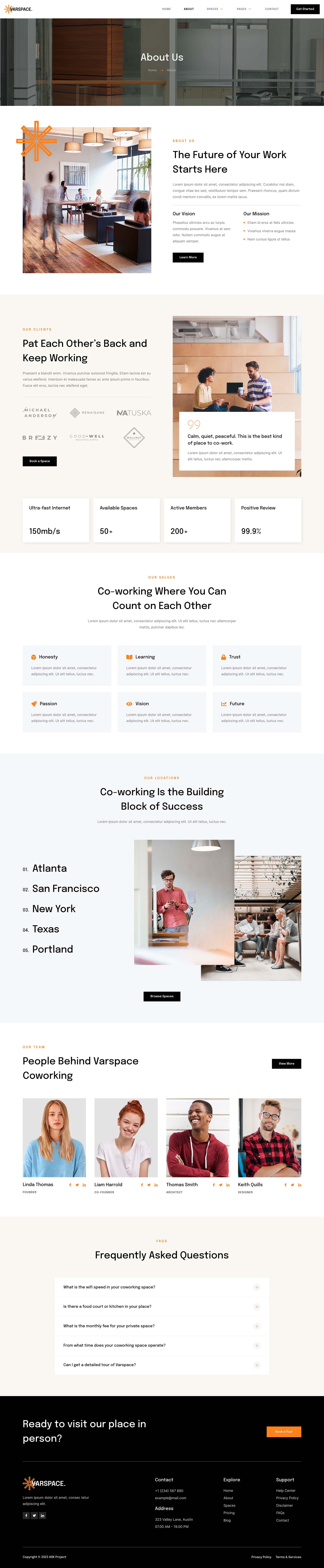 Varspace - Coworking Space Elementor Template Kit by askproject | ThemeForest