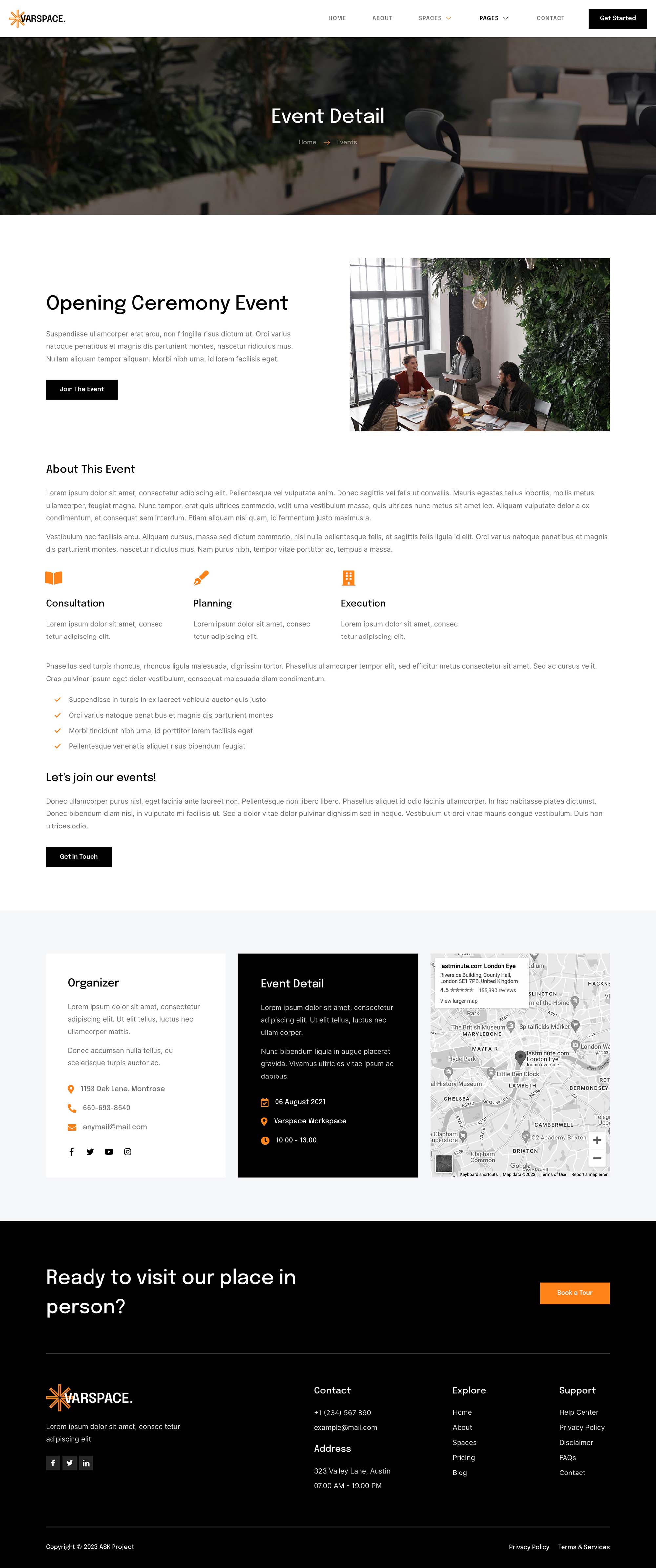 Varspace - Coworking Space Elementor Template Kit by askproject | ThemeForest