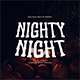 Nighty Night Horror Display Font, Fonts | GraphicRiver