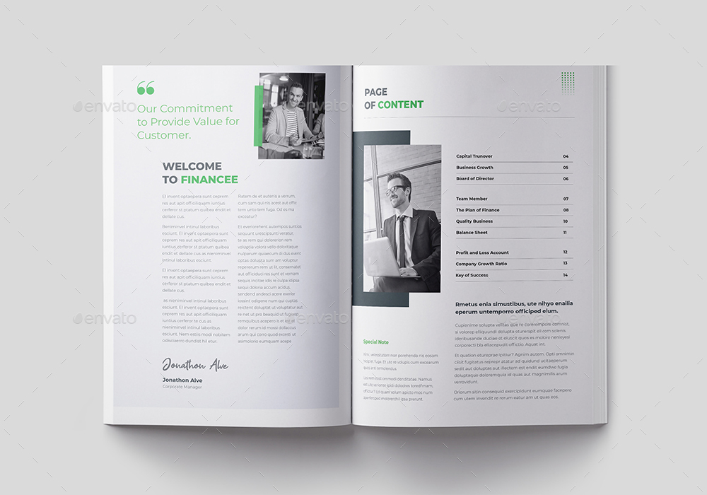 Annual Report Design, Print Templates | GraphicRiver