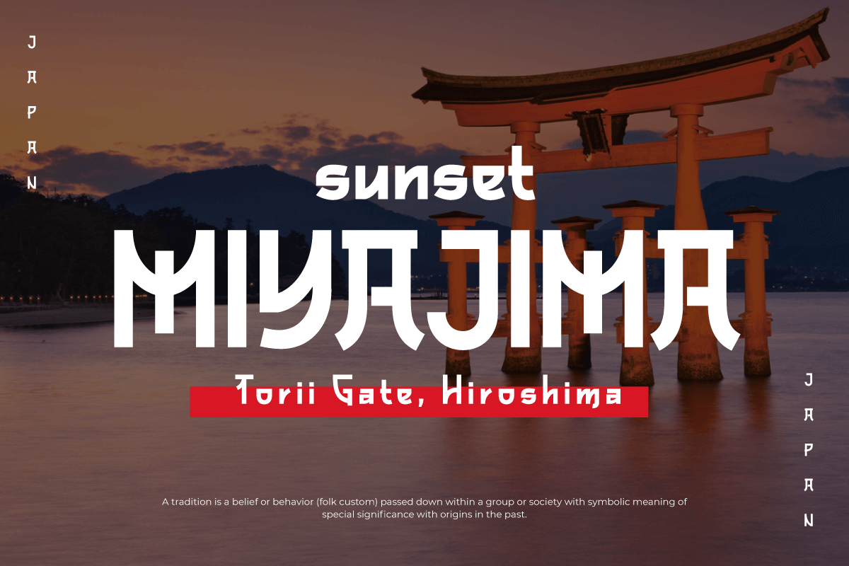 SAMENT – Japanese Style Font, Fonts | GraphicRiver