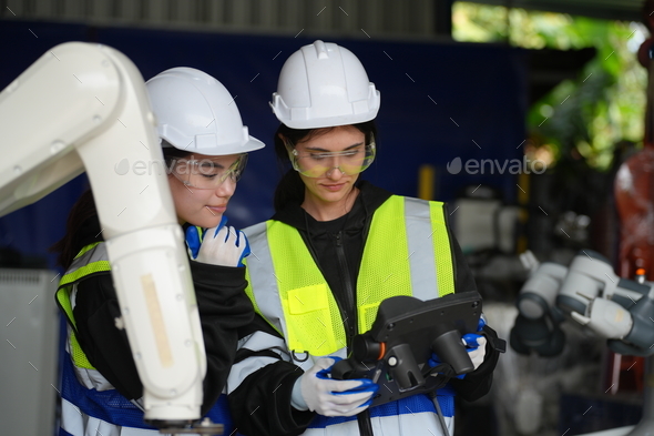 Technology industry innovation, people with tech Innovation with ...