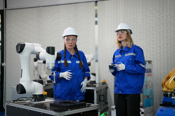 Technology industry innovation, people with tech Innovation with ...