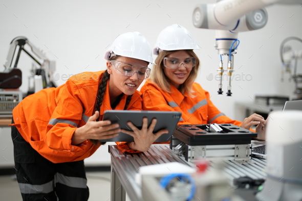 Technology industry innovation, people with tech Innovation with ...