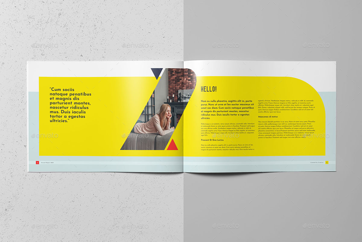 Annual Report 2023 - Landscape, Print Templates | GraphicRiver