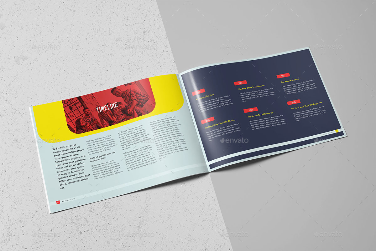 Annual Report 2023 - Landscape, Print Templates | GraphicRiver