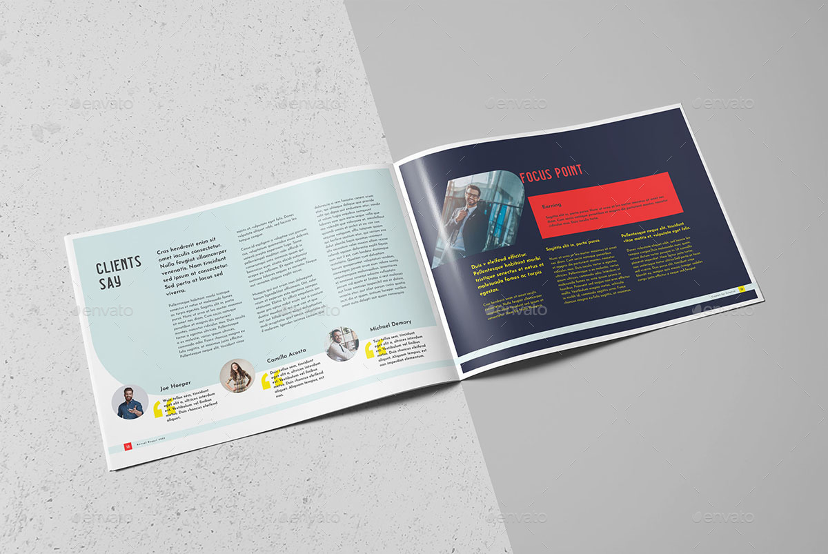 Annual Report 2023 - Landscape, Print Templates | GraphicRiver