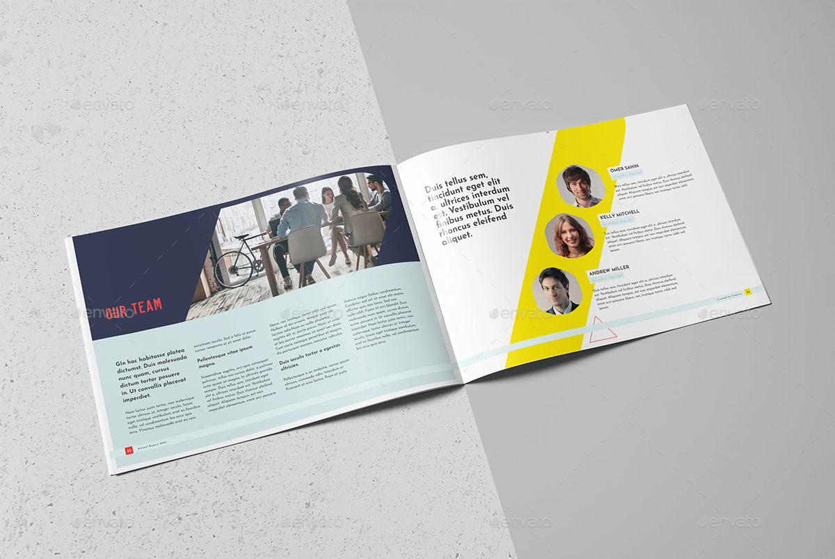 Annual Report 2023 - Landscape, Print Templates | GraphicRiver