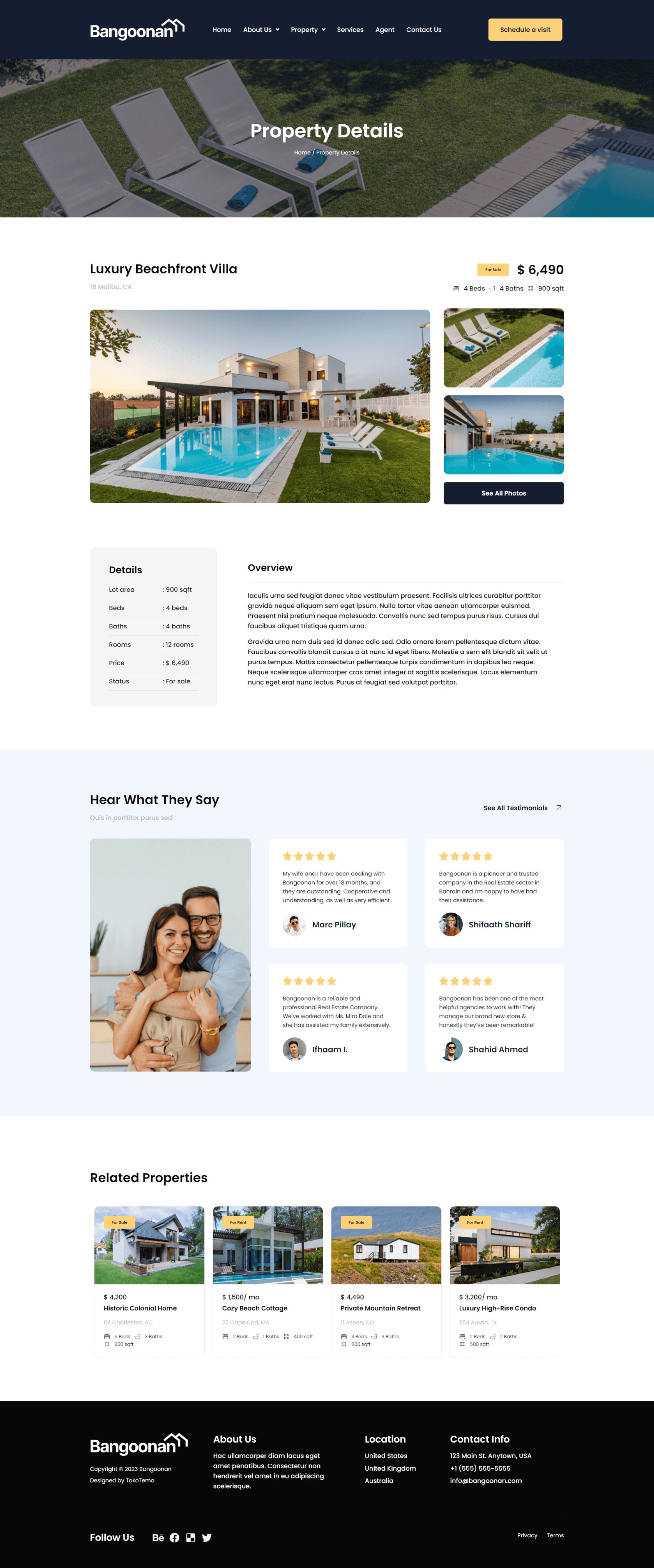 Bangoonan - Real Estate & Property Figma Template by Tokotema | ThemeForest