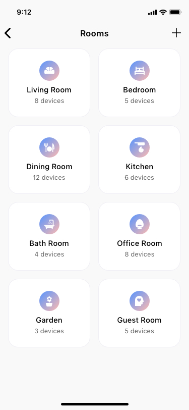 Exphome - Figma Smart Home Mobile UI Kit by arthgoods | ThemeForest