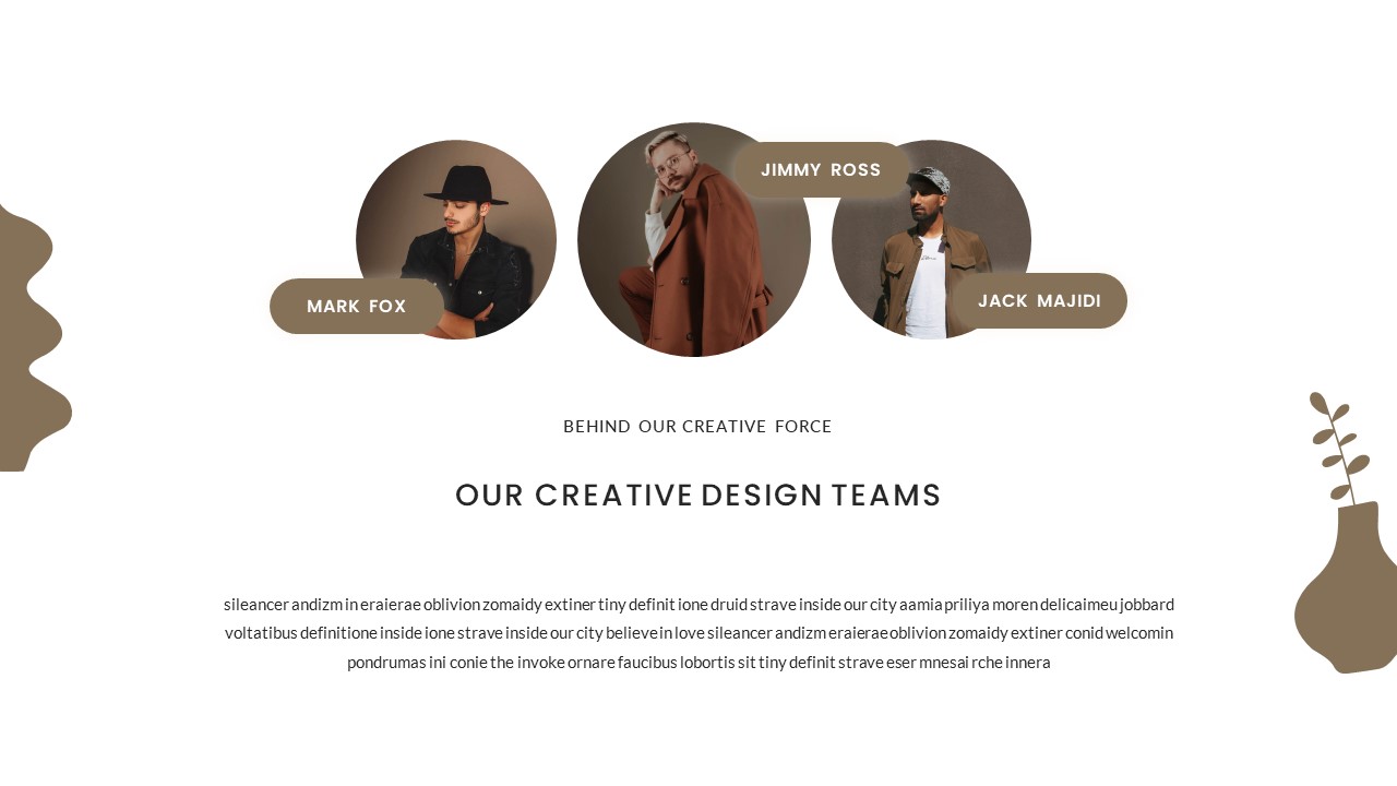 La Terre - Pottery Shop PowerPoint Template, Presentation Templates