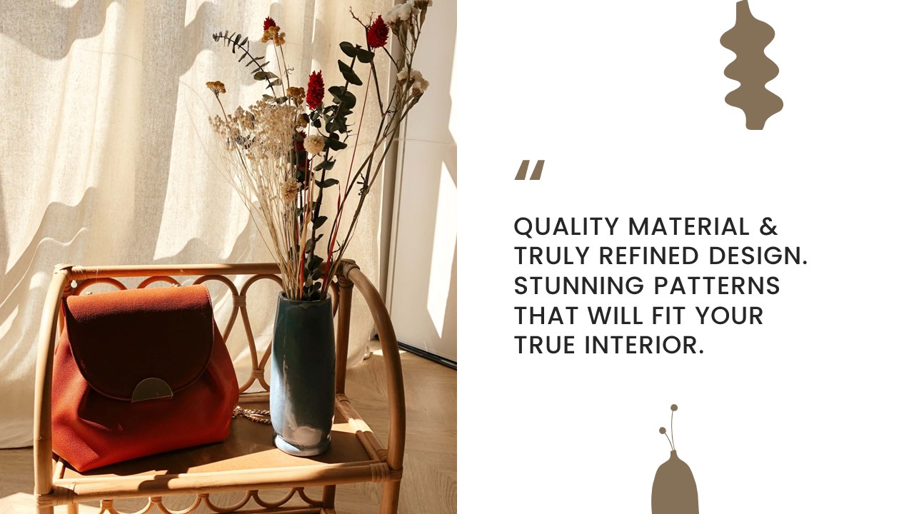 La Terre - Pottery Shop PowerPoint Template, Presentation Templates