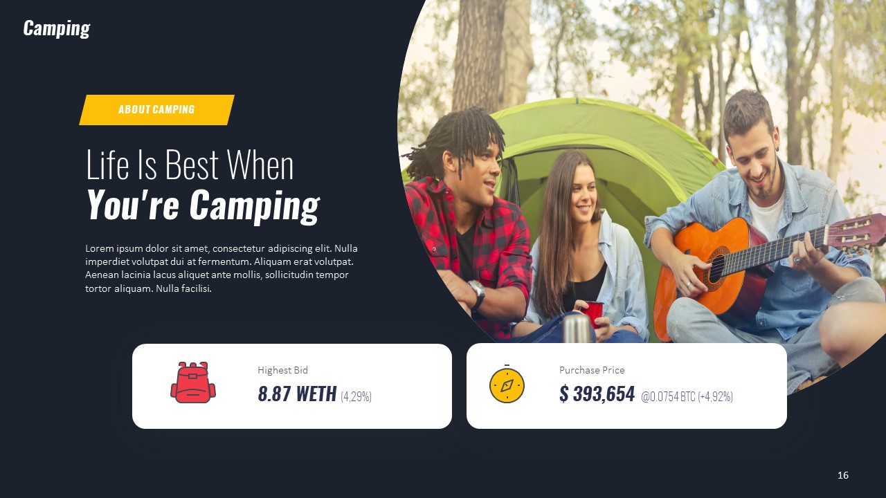 Camping Google Slides Templates, Presentation Templates | GraphicRiver