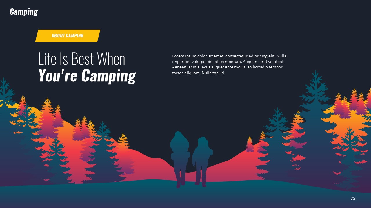 Camping Google Slides Templates, Presentation Templates | GraphicRiver