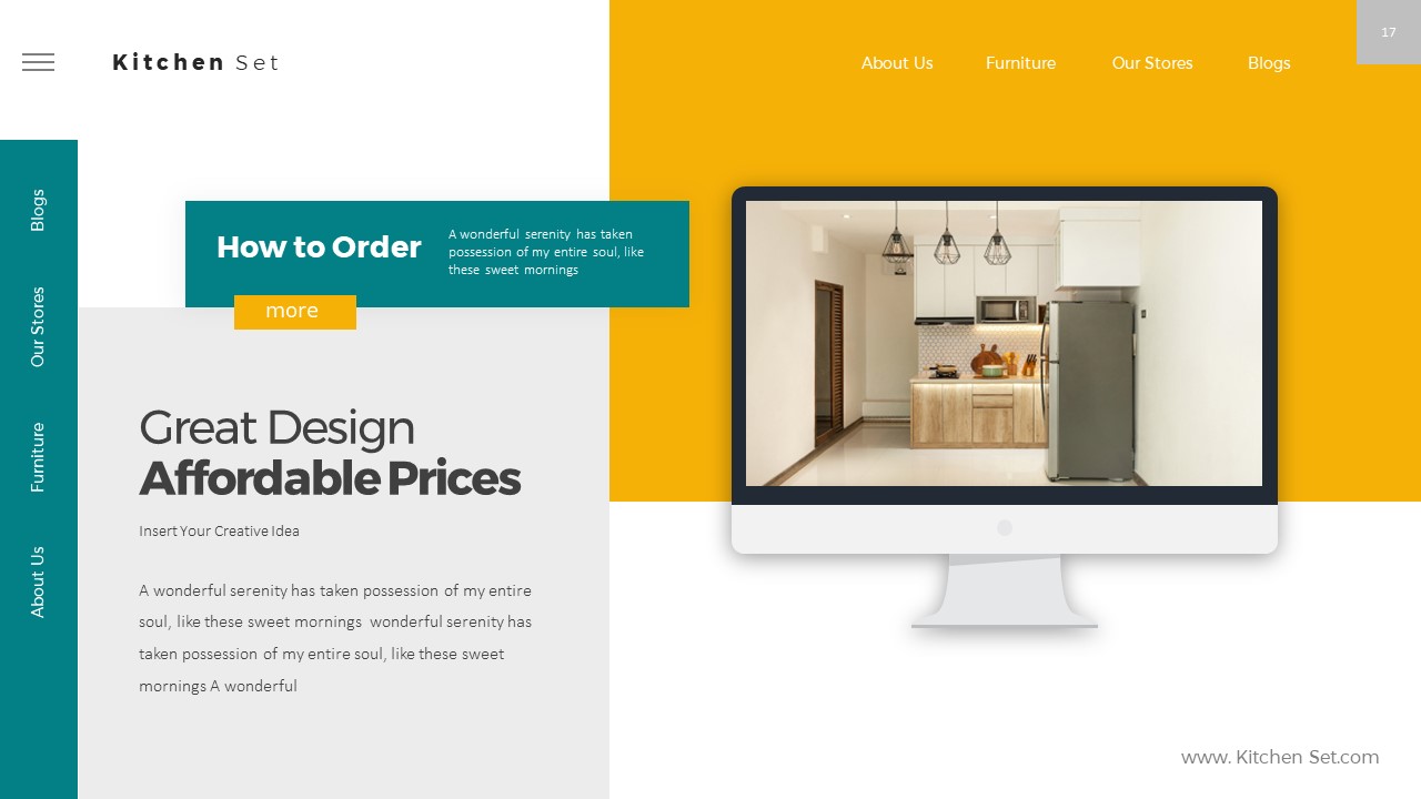Kitchen Set Keynote Templates, Presentation Templates | GraphicRiver