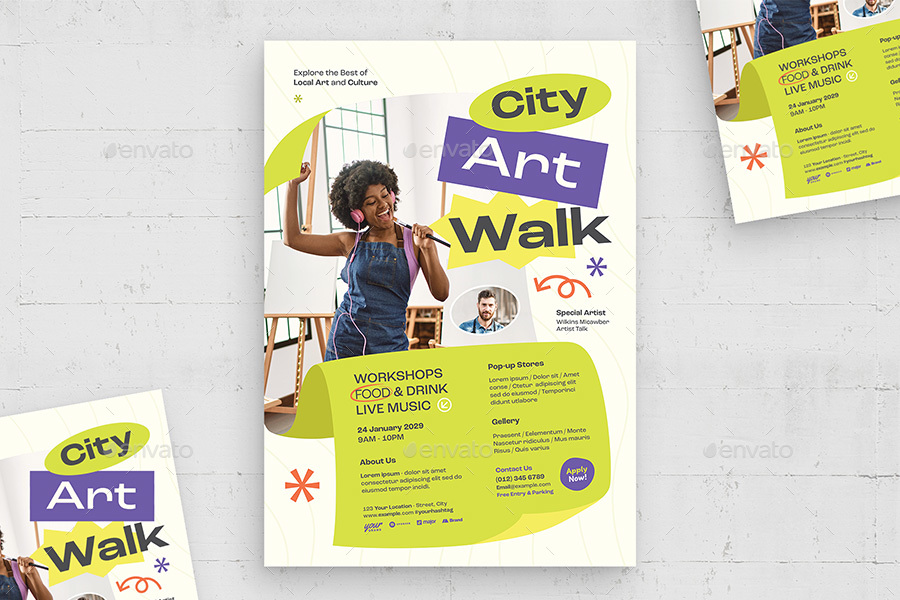 Event Flyer Template, Print Templates | GraphicRiver