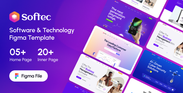 Softec - Software & Technology Figma Template by Theme_Pure | ThemeForest