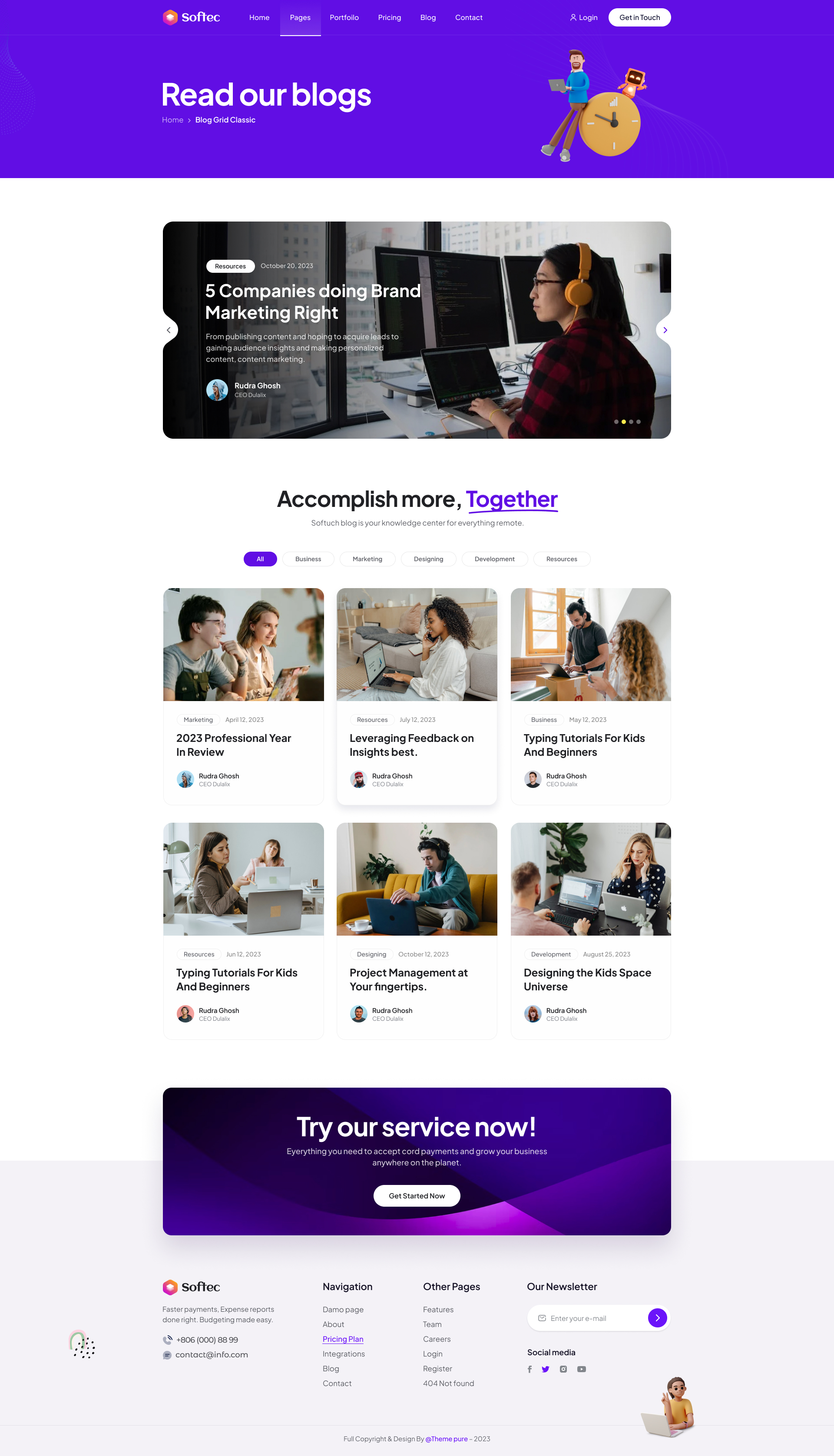 Softec - Software & Technology Figma Template by Theme_Pure | ThemeForest