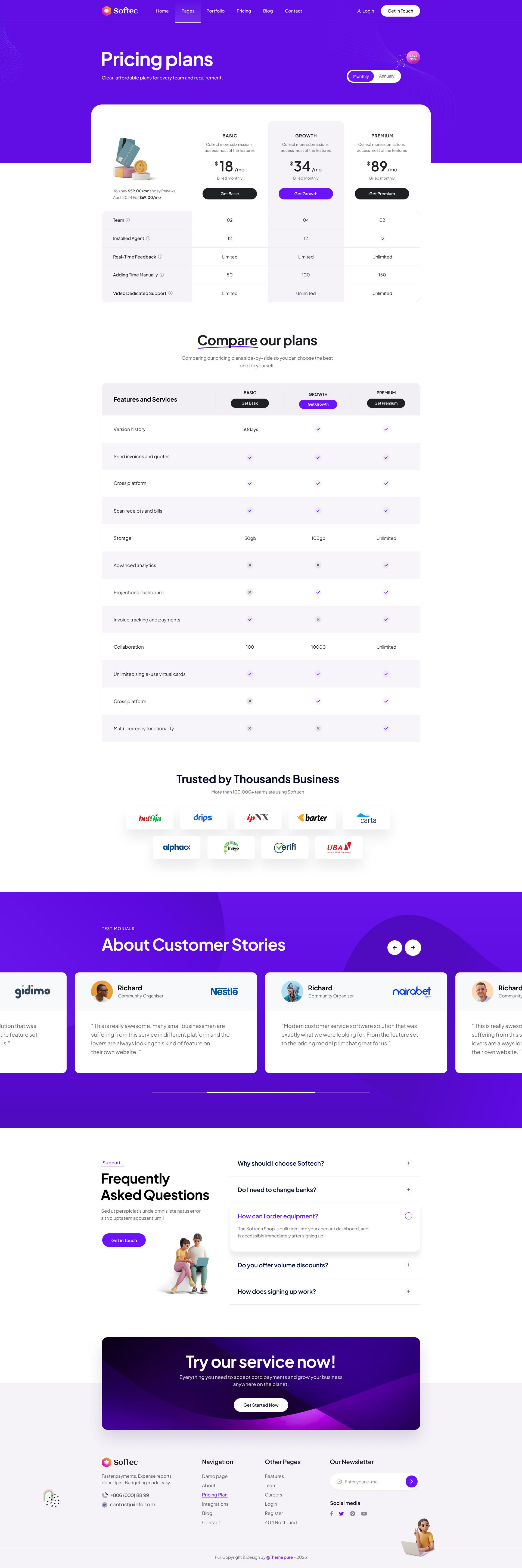 Softec - Software & Technology Figma Template by Theme_Pure | ThemeForest