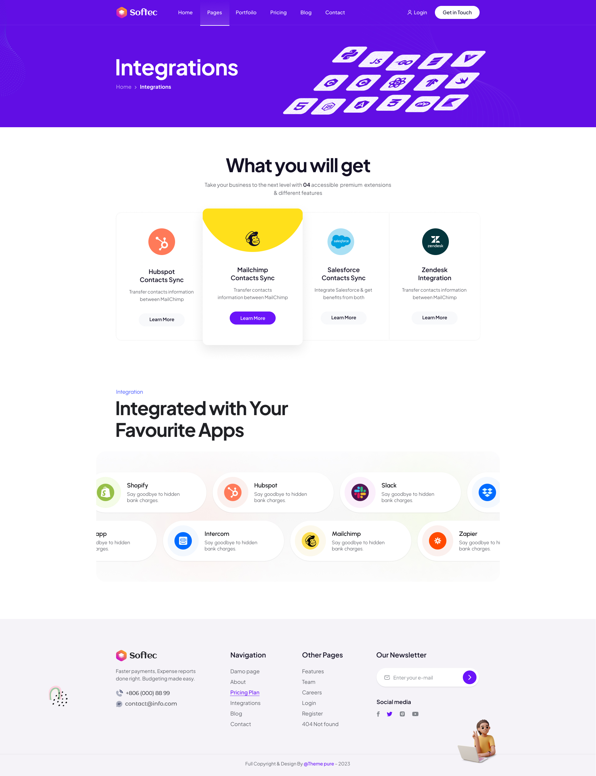 Softec - Software & Technology Figma Template by Theme_Pure | ThemeForest